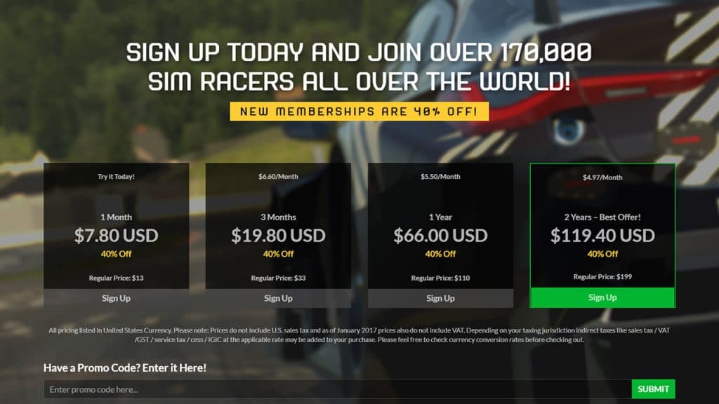 All IRacing Promo Discount Codes 2023 Confirmed Working